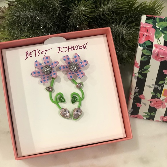 Betsey Johnson | Jewelry | Nwt Betsey Johnson Enchanted Flower ...